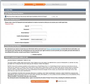 Free Equifax Credit Report